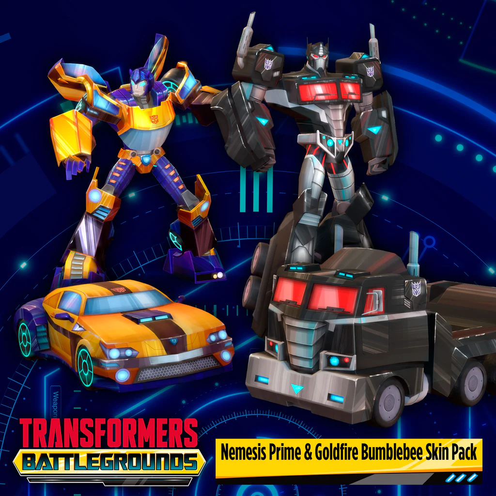 Nemesis Prime & Goldfire Bumblebee Skin Pack - Korobok.store
