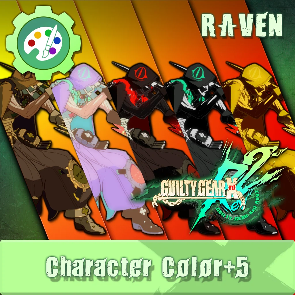 Купить GUILTY GEAR Xrd Rev.2 Additional Character Color - RAVEN для ...